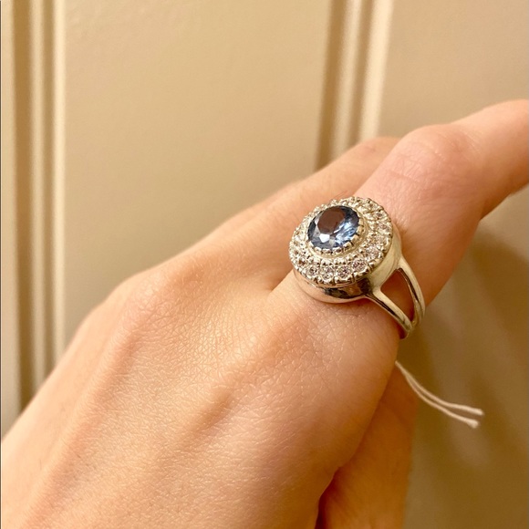 Jewelry | New Gorgeous Ring With Silver Coating And Cubic Zirconia ...